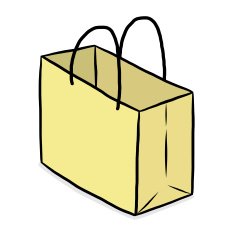 Brown Paper Bag Cartoon N4 free image download