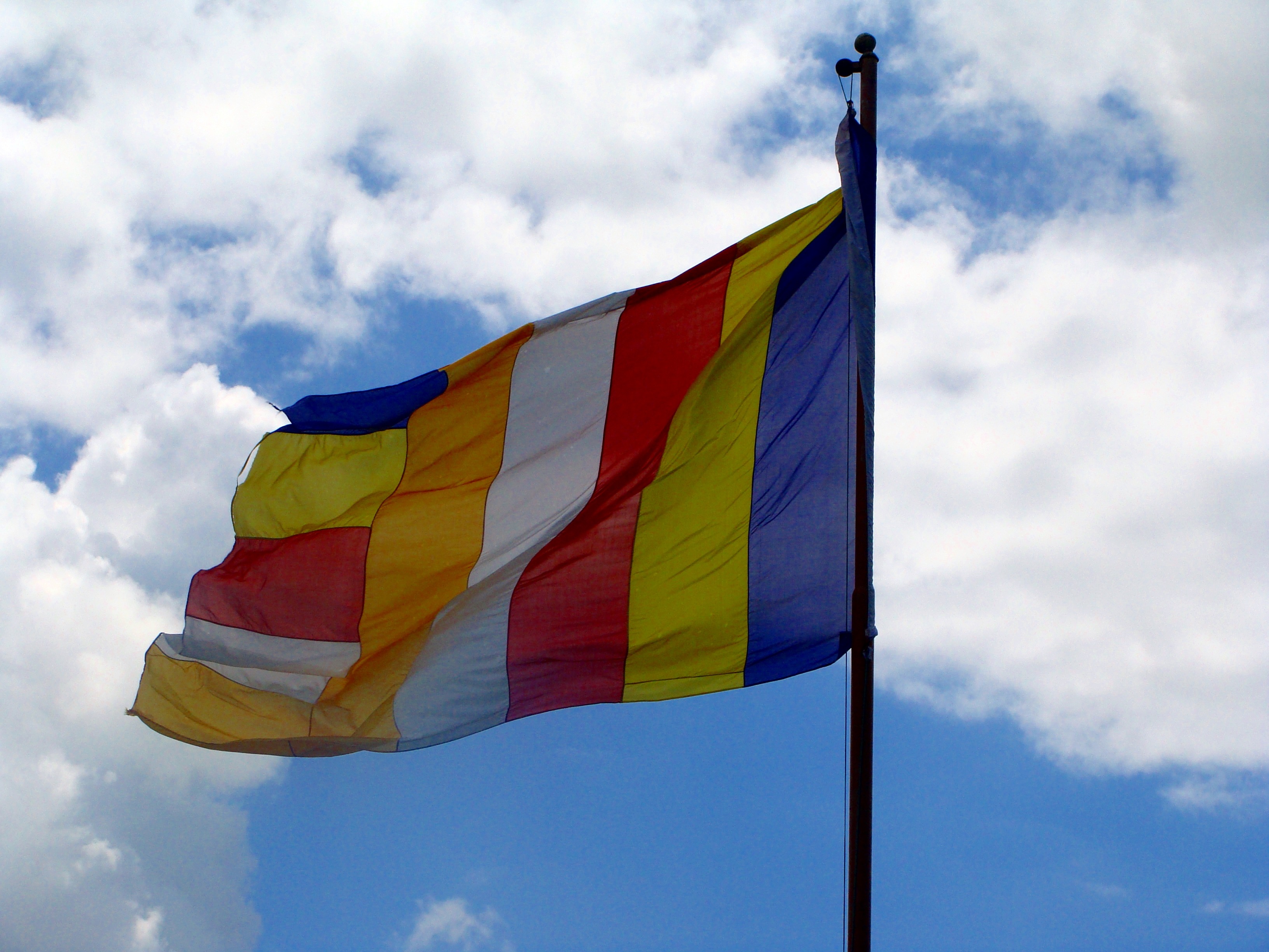 Photo of tibetan flag free image download