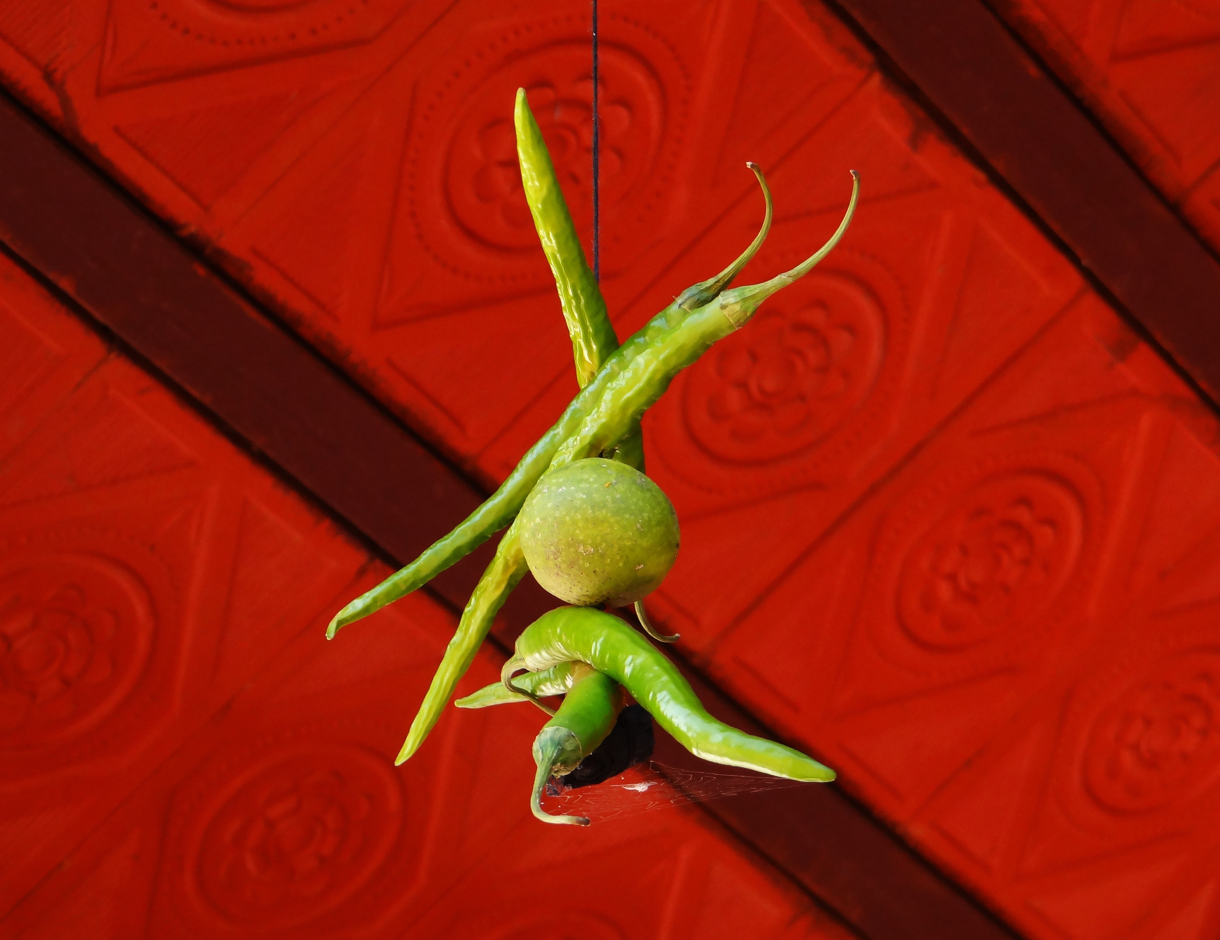 Green lemon and chilli free image download