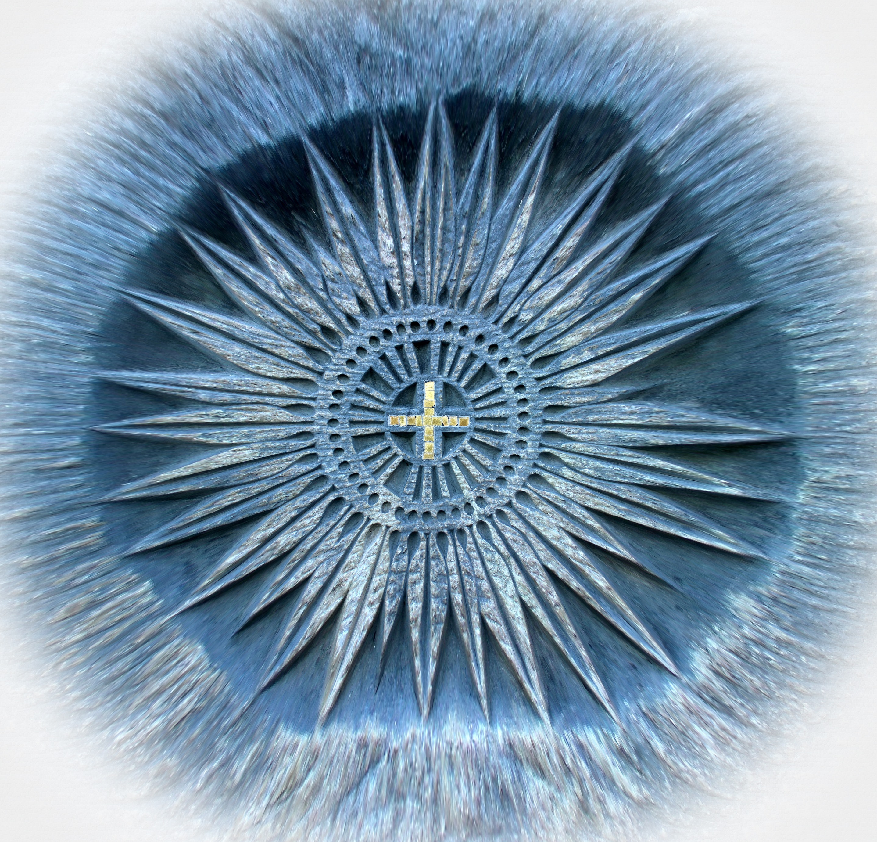 Cross center rays free image download