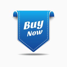 Buy Now Blue Label Icon Vector Design free image download