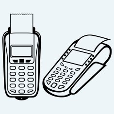 POS terminal with printed reciept N3 free image download