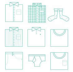 Folded Flat Clothing Vector free image download