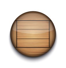 Vector circle wooden app icon N4 free image download