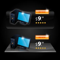 Sale banners with desktop free image download