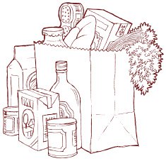Groceries Sac free image download