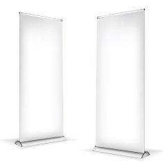 Roll up banner display free image download