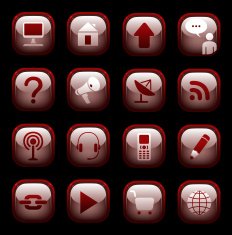 Communication buttons free image download
