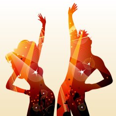 Couple on disco free image download