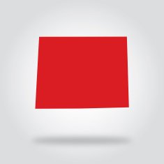 Wyoming Red State Icon free image download