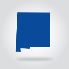 New Mexico Blue State Icon free image download