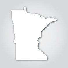 Minnesota Silhouette White free image download