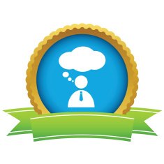 Gold speaking people logo free image download