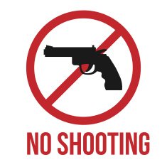 No shooting icon free image download