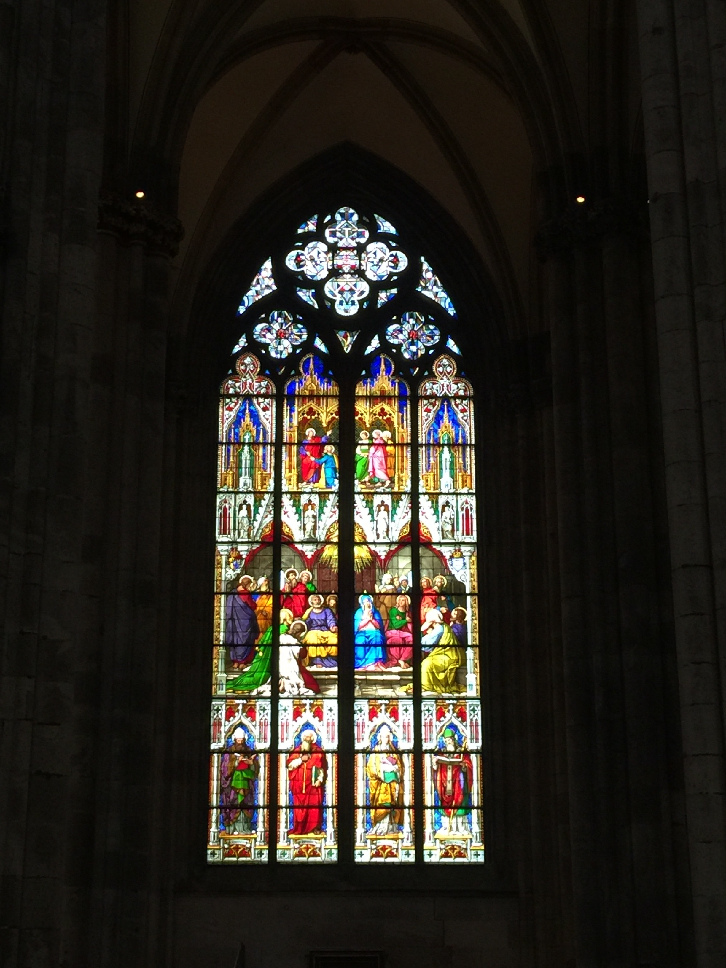 Daylight stained glass window free image download