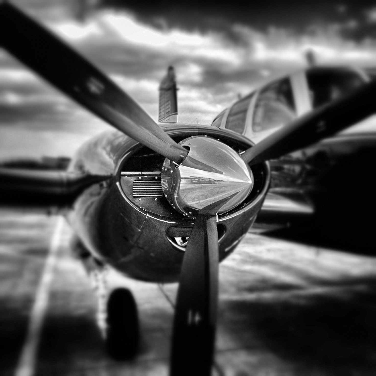 Propeller airplane free image download