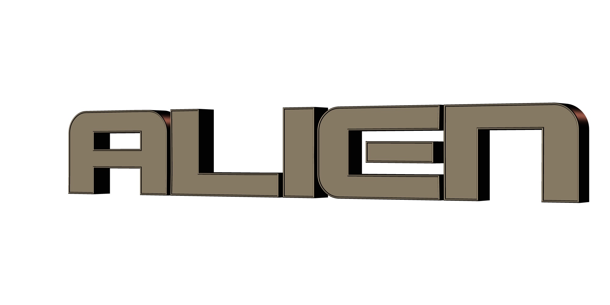 Alien text drawing free image download