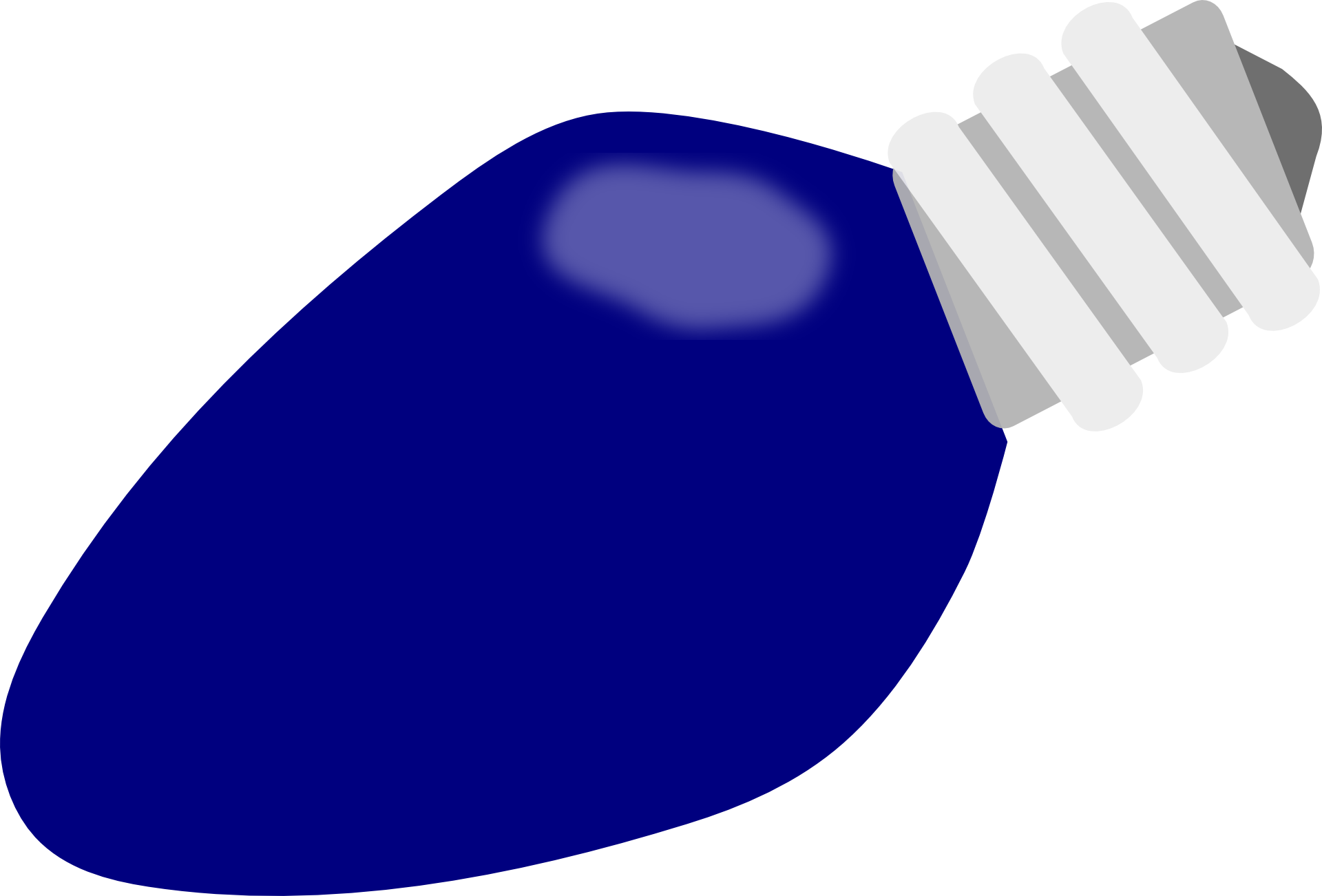 Bulb blue light drawing free image download