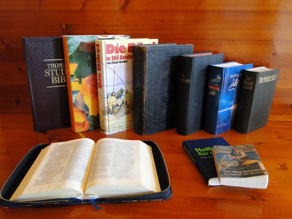 Holy books on the table free image download