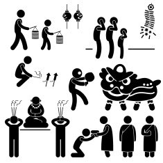 Chinese Asian Religion Tradition Pictogram free image download