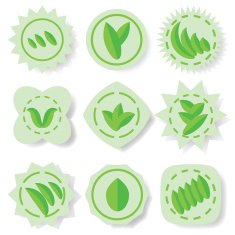 Set of leaves icons free image download