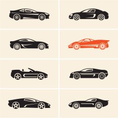 Sport car icons free image download