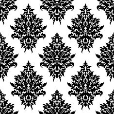 Seamless floral damask pattern free image download