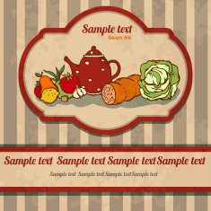 Vintage food background with space for text free image download