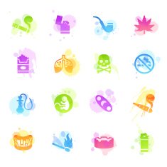 Stains Icons - Smoking free image download