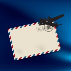 Air Mail Background - Retro free image download