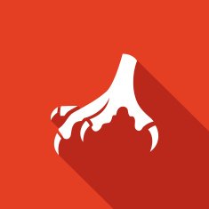 Chicken feet vector icon free image download