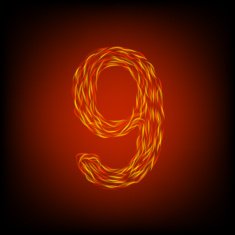 Fire number 9 free image download