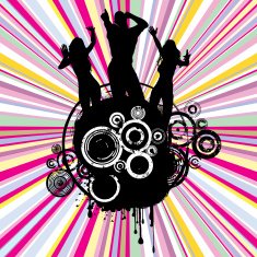 Grunge dancing free image download