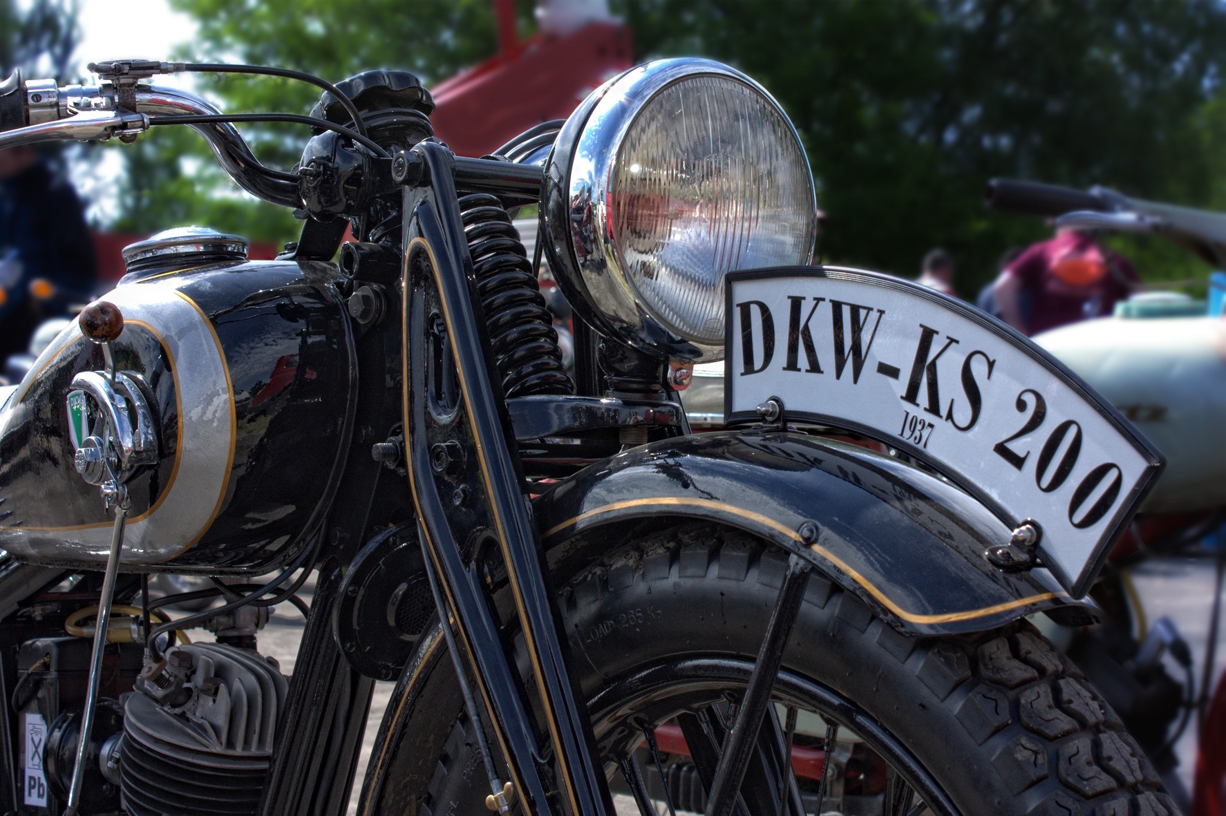 Oldtimer bike dkw-ks200 free image download