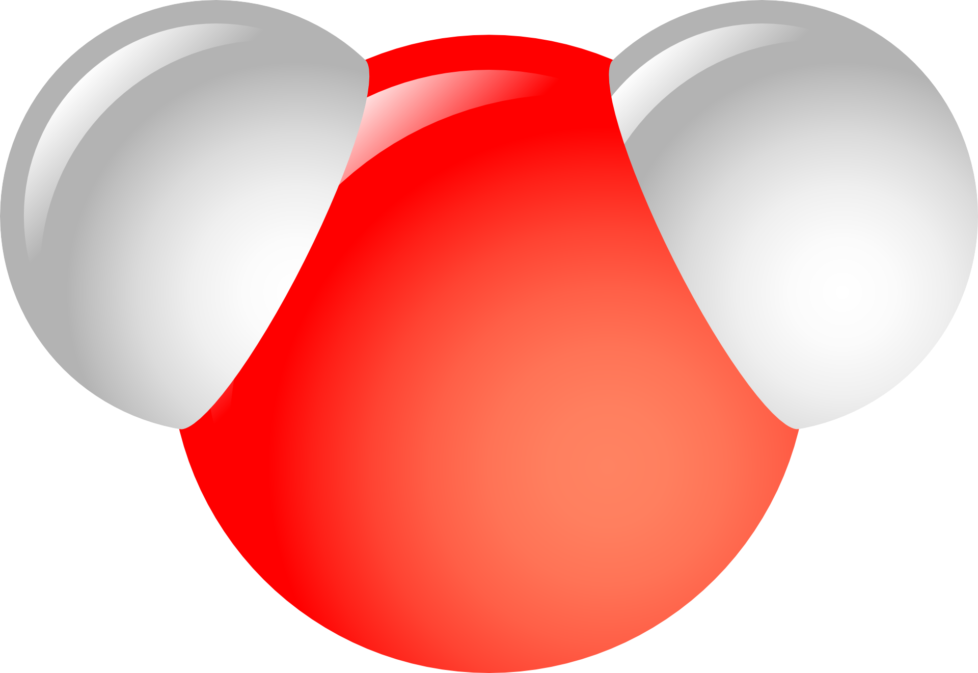 Water molecule as an illustration free image download