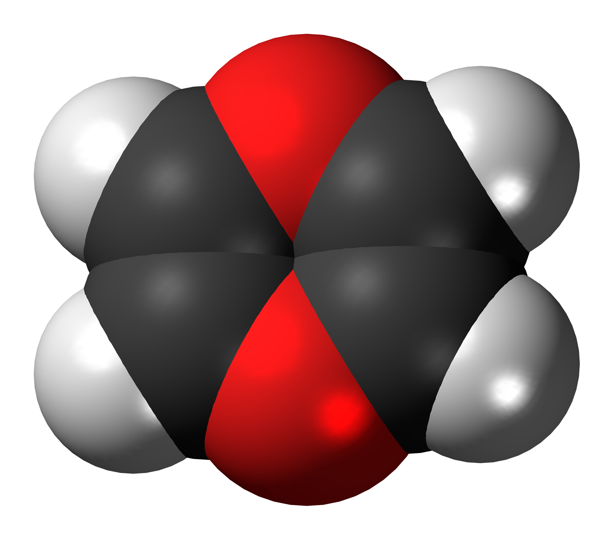Dioxin heterocycle spacefill ball drawing free image download
