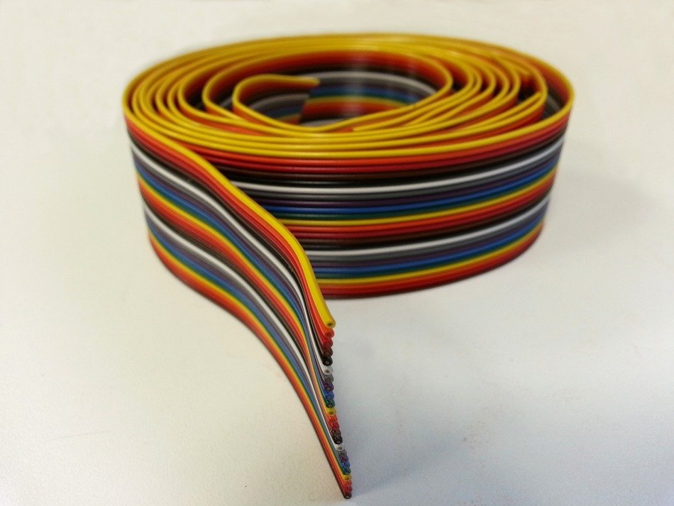 Colourful electronic wires free image download