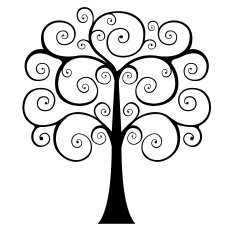 Swirly tree N2 free image download