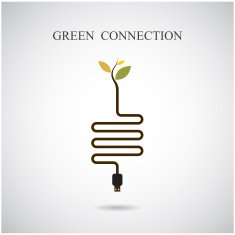 Green connection concept environment sign free image download