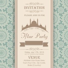 Invitation card for holy month Ramadan Kareem Iftar Party free image ...