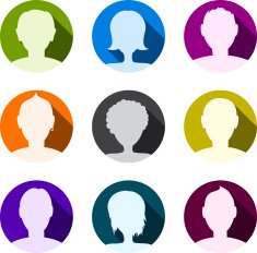 People icon set N11 free image download