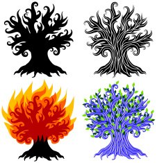 Curly tree N2 free image download