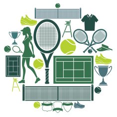 Tennis Icon Set free image download