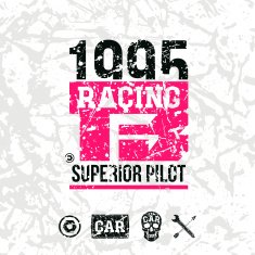 Car racing emblem N2 free image download