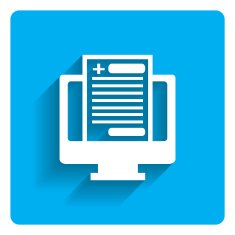 Electronic health record icon free image download