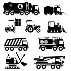 Special vehicles icons free image download