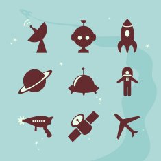 Aliens vs humans icons free image download