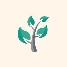 Tree flat icon N2 free image download