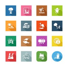 Flat Icons - Environmental Damage free image download