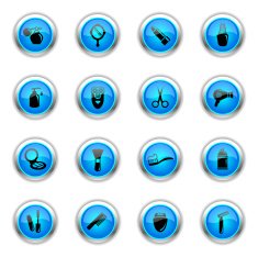 Blue Icons - Cosmetics free image download